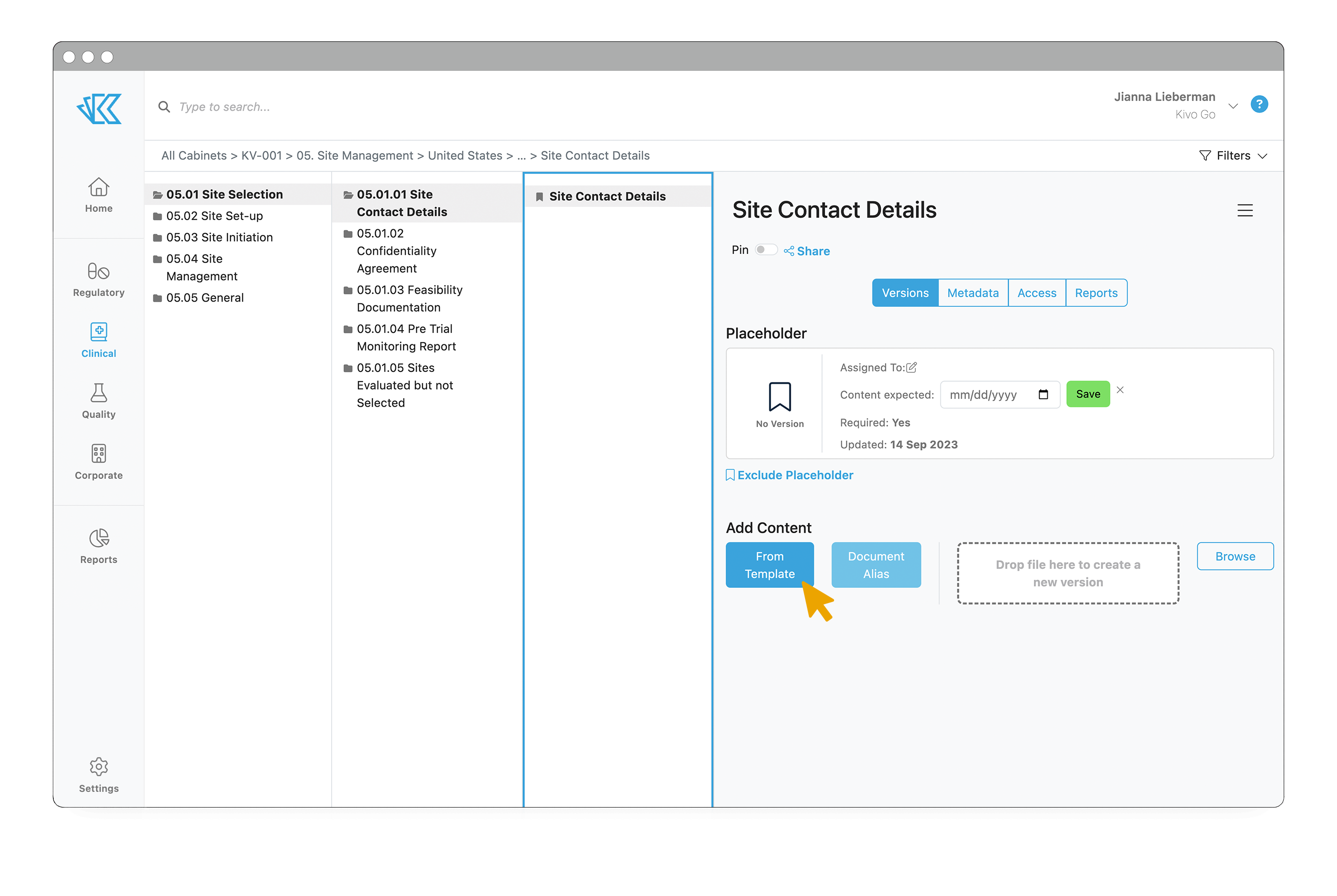 Manage Clinical Trial Vendors and Investigator Sites with Kivo eTMF
