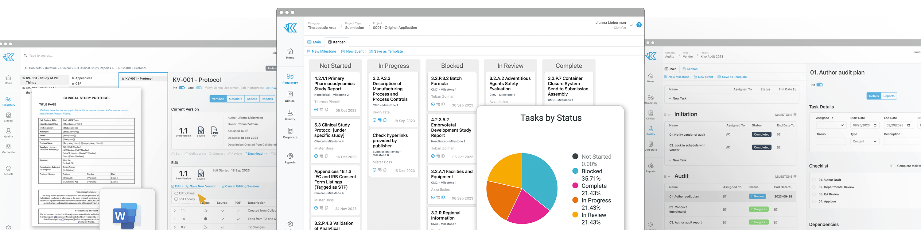 Schedule a Demo of Kivo | DMS, RIM, eTMF, and QMS All-in-One
