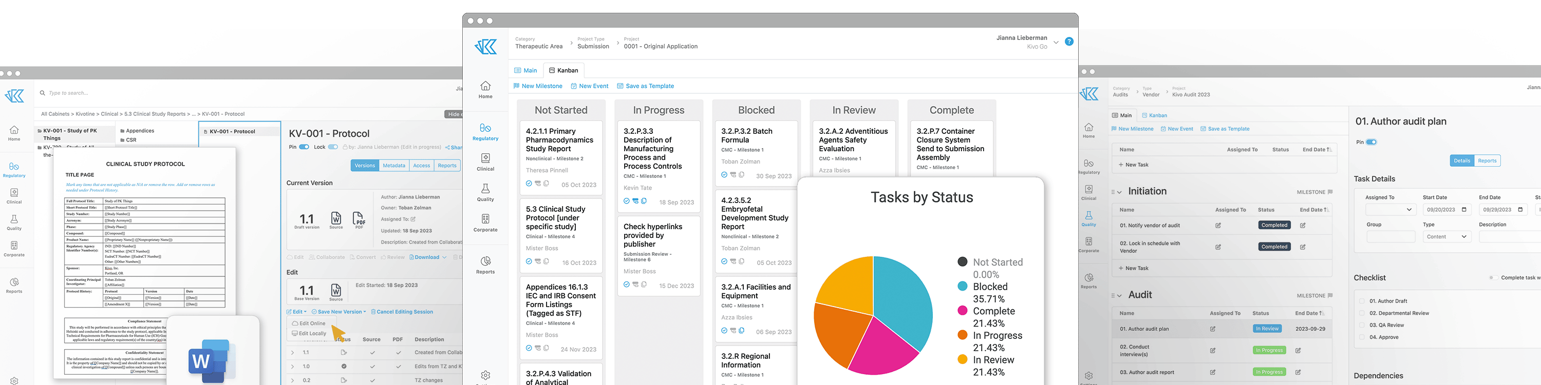 Schedule a Demo of Kivo | DMS, RIM, eTMF, and QMS All-in-One