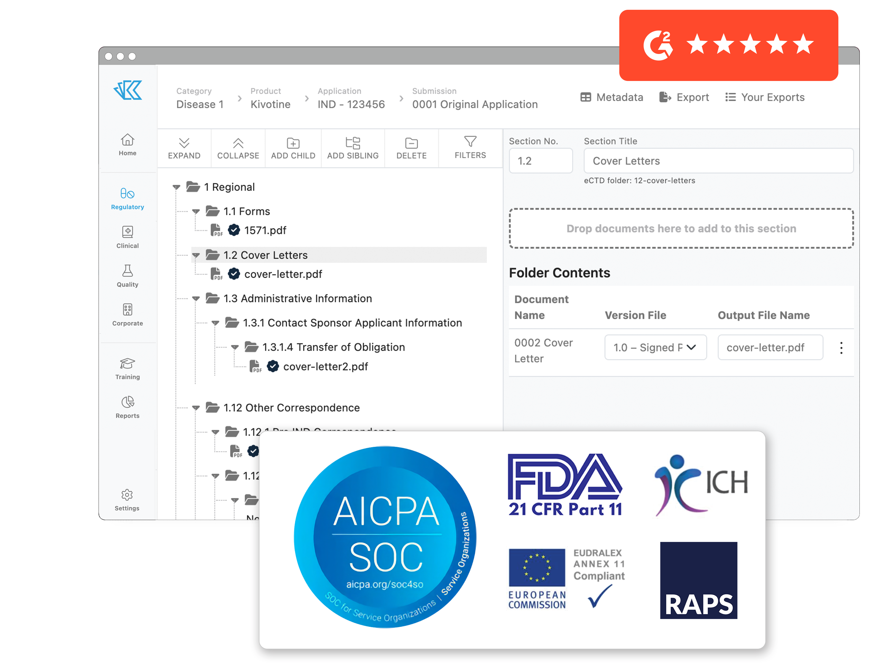 Kivo: Document & Process Management for Emerging Life Sciences