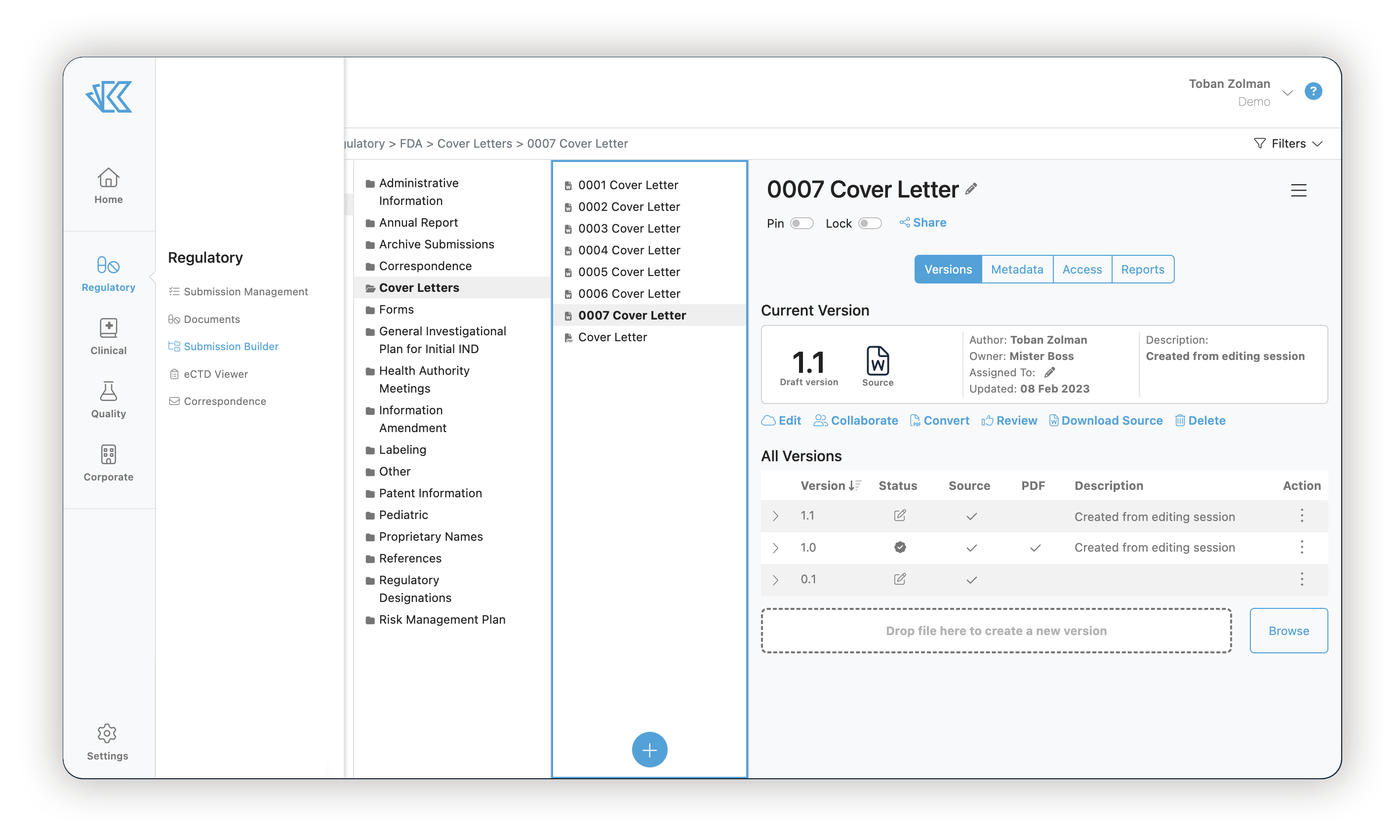 Kivo | Regulatory Information Management - RIM