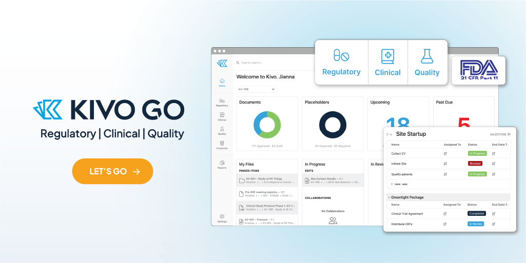 Kivo: Document & Process Management for Emerging Life Sciences
