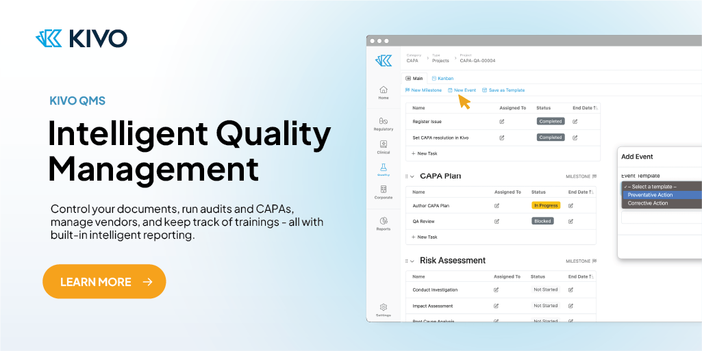 Compliant & Intuitive Quality Management for Drug Development Teams